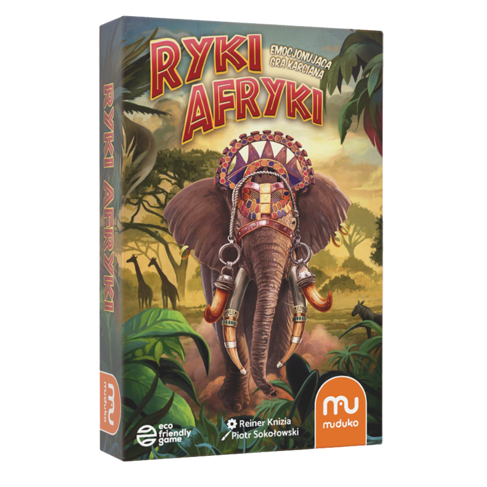 GRA KARCIANA KARTY DLA DZIECI RYKI AFRYKI MUDUKO - Arena.pl